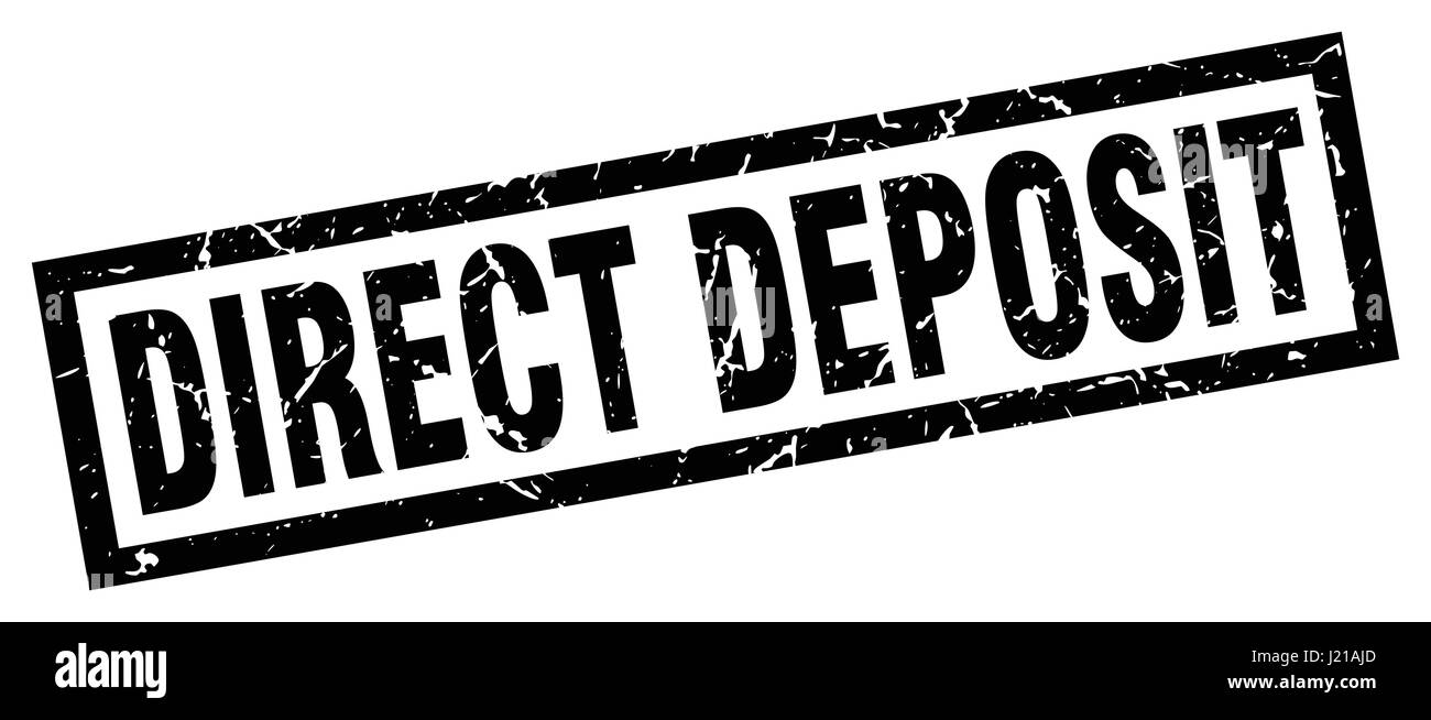 Direct deposit Black and White Stock Photos & Images - Alamy