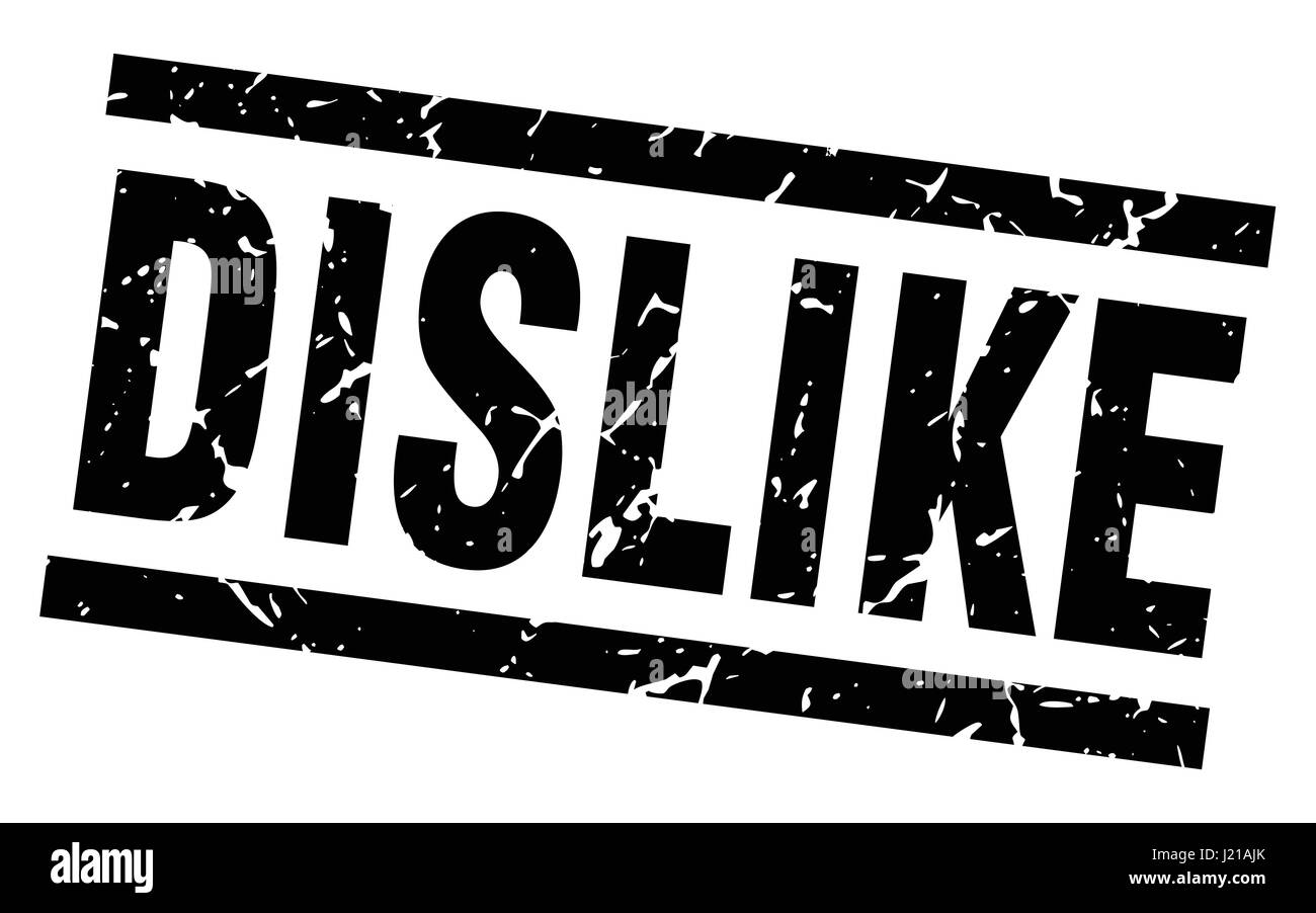 square grunge black dislike stamp Stock Vector Image & Art - Alamy