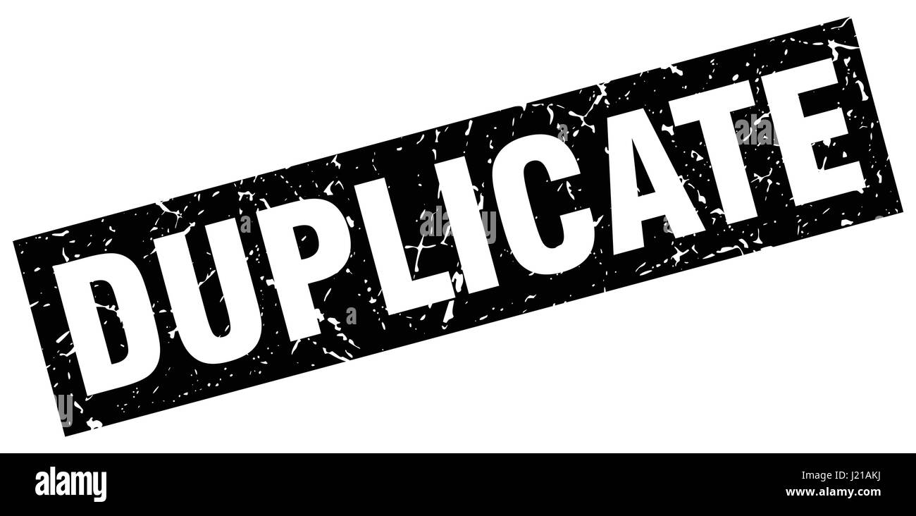 Duplicate stamp Black and White Stock Photos & Images - Alamy