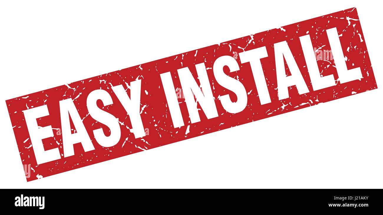 Easy install vector vectors hi-res stock photography and images - Alamy