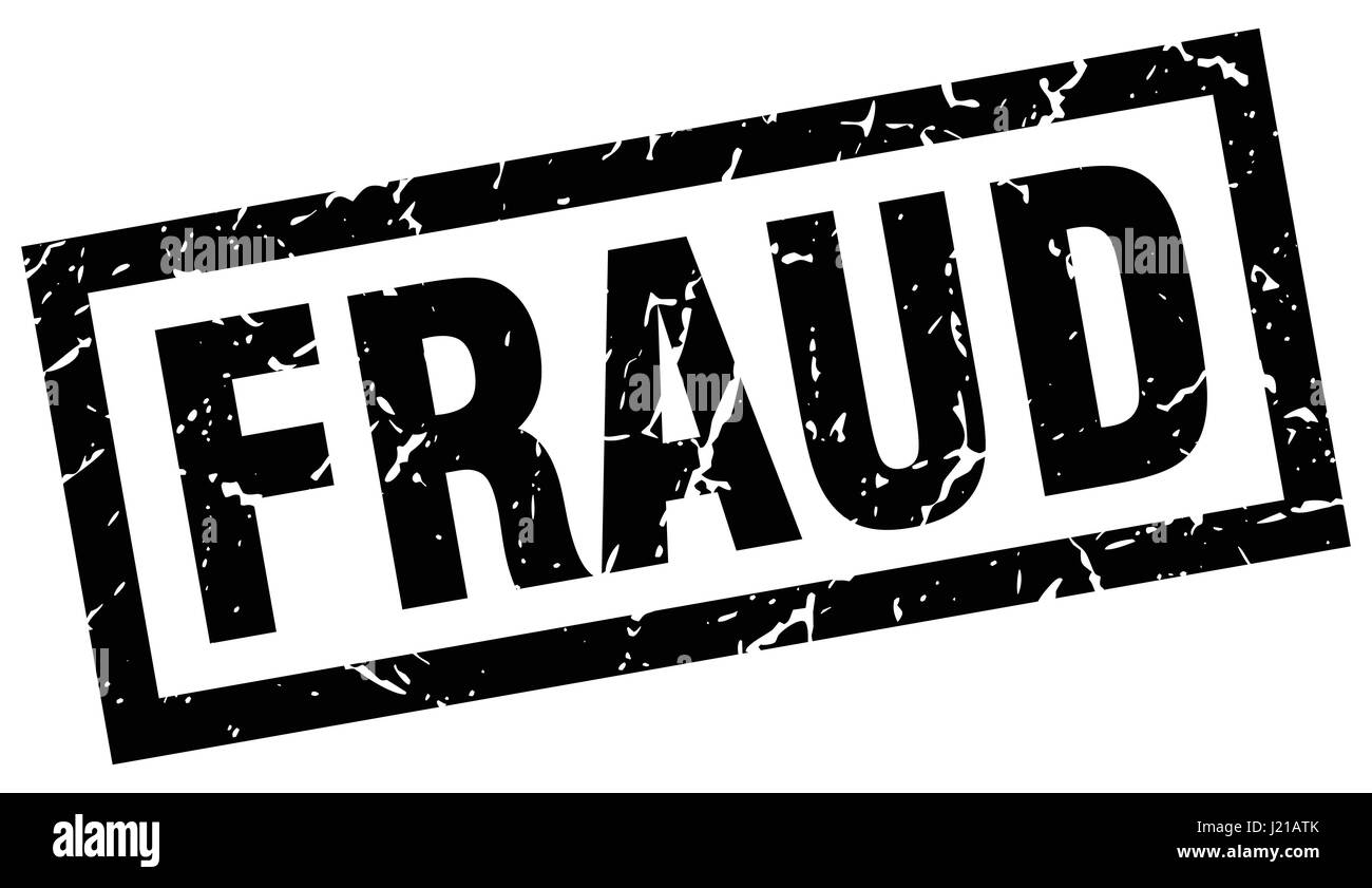 square grunge black fraud stamp Stock Vector Image & Art - Alamy