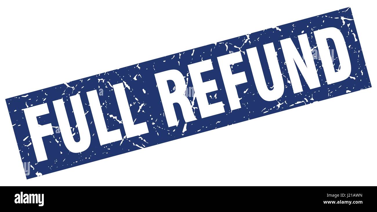 Full refund rubber stamp Stock Vector Images - Alamy