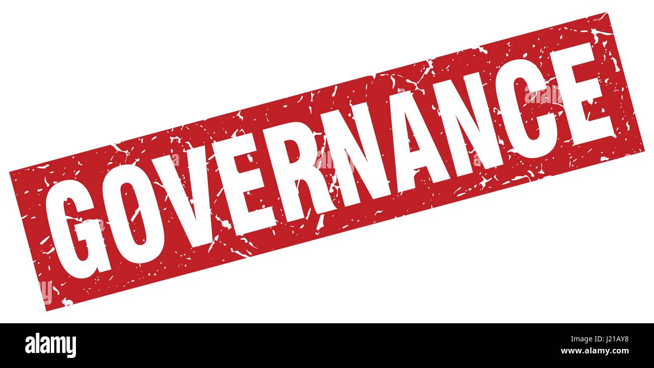 square grunge red governance stamp Stock Vector Image & Art - Alamy