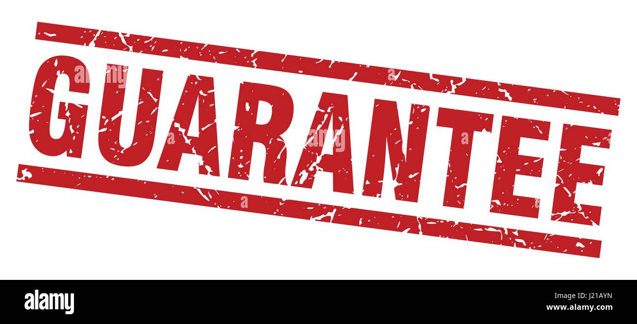 square grunge red guarantee stamp Stock Vector Image & Art - Alamy