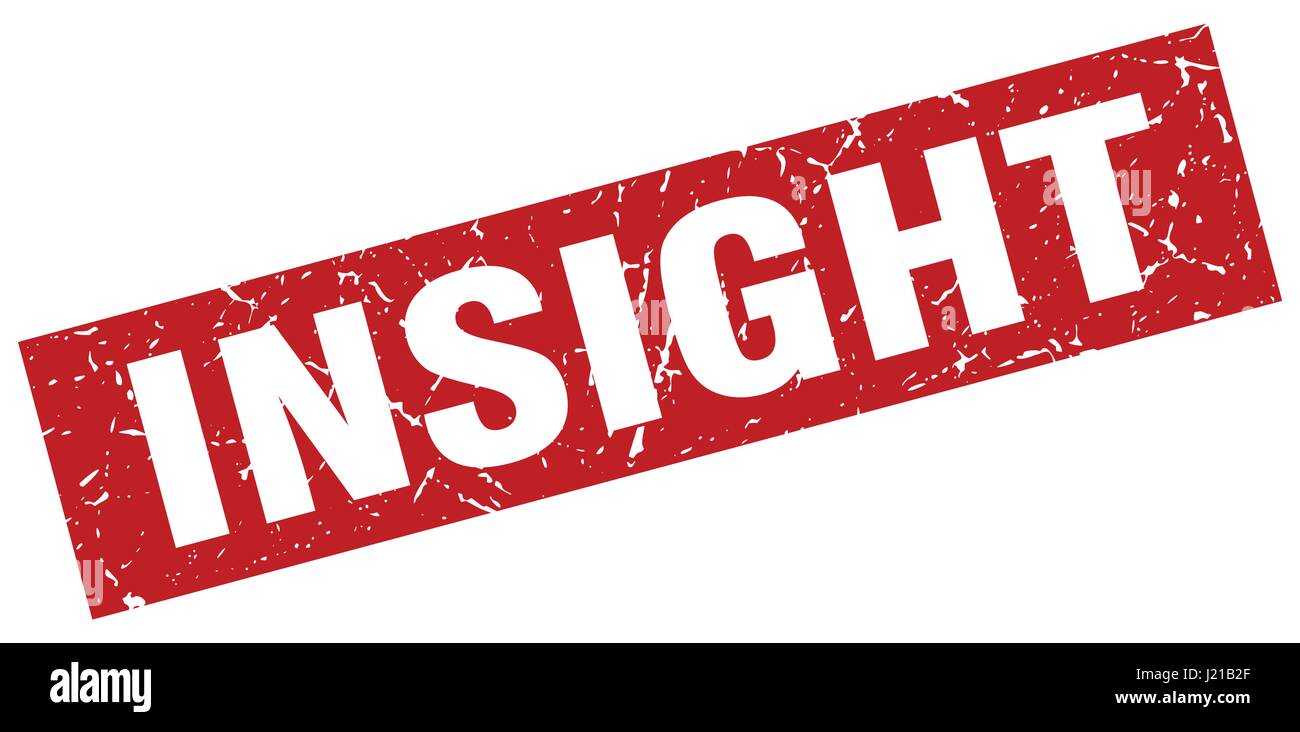 square grunge red insight stamp Stock Vector Image & Art - Alamy