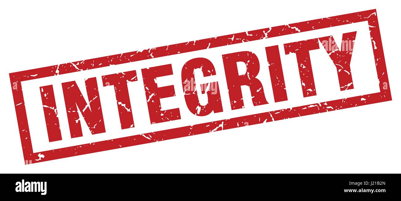 square grunge red integrity stamp Stock Vector Image & Art - Alamy