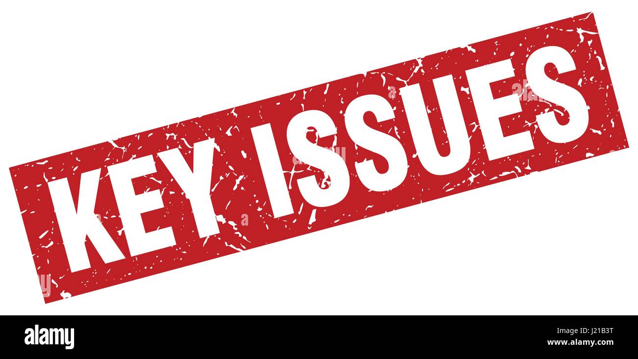 square grunge red key issues stamp Stock Vector Image & Art - Alamy