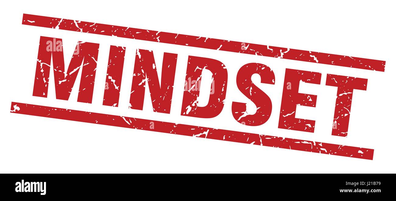 square grunge red mindset stamp Stock Vector Image & Art - Alamy