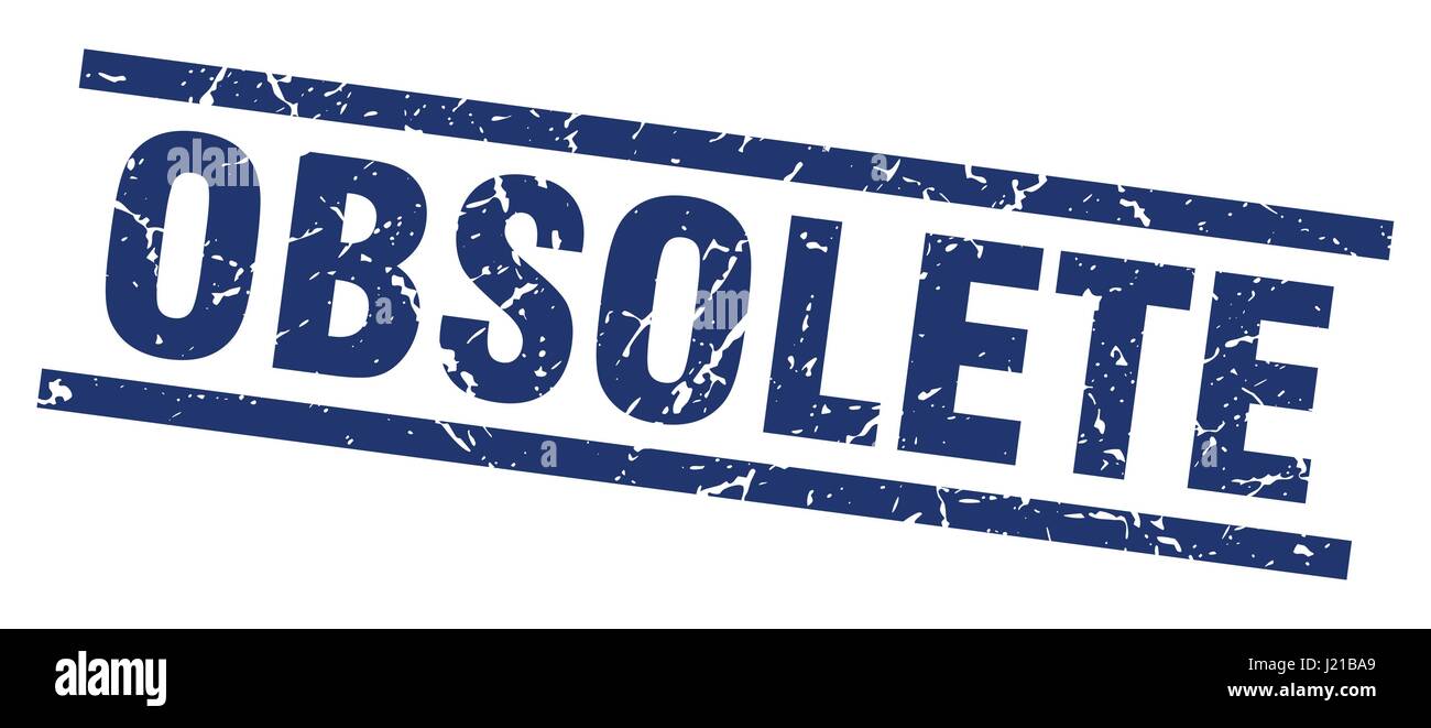 square grunge blue obsolete stamp Stock Vector Image & Art - Alamy