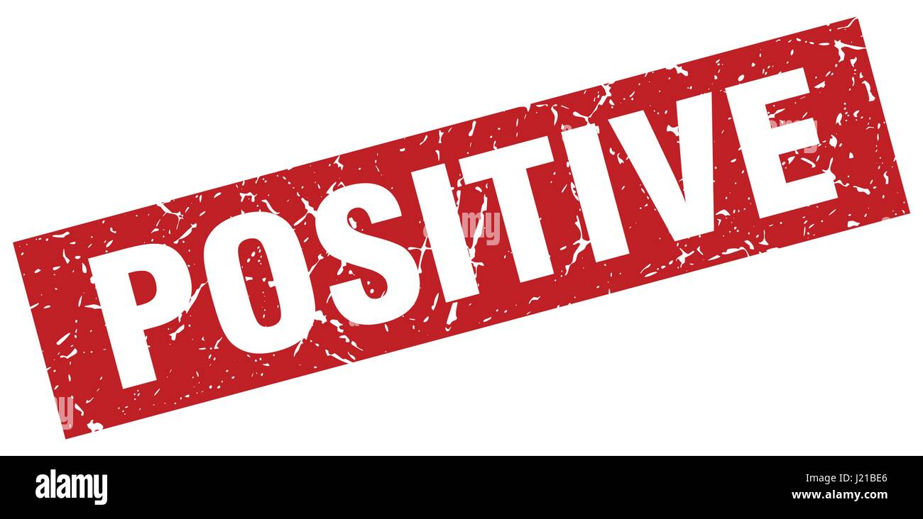 square grunge red positive stamp Stock Vector Image & Art - Alamy
