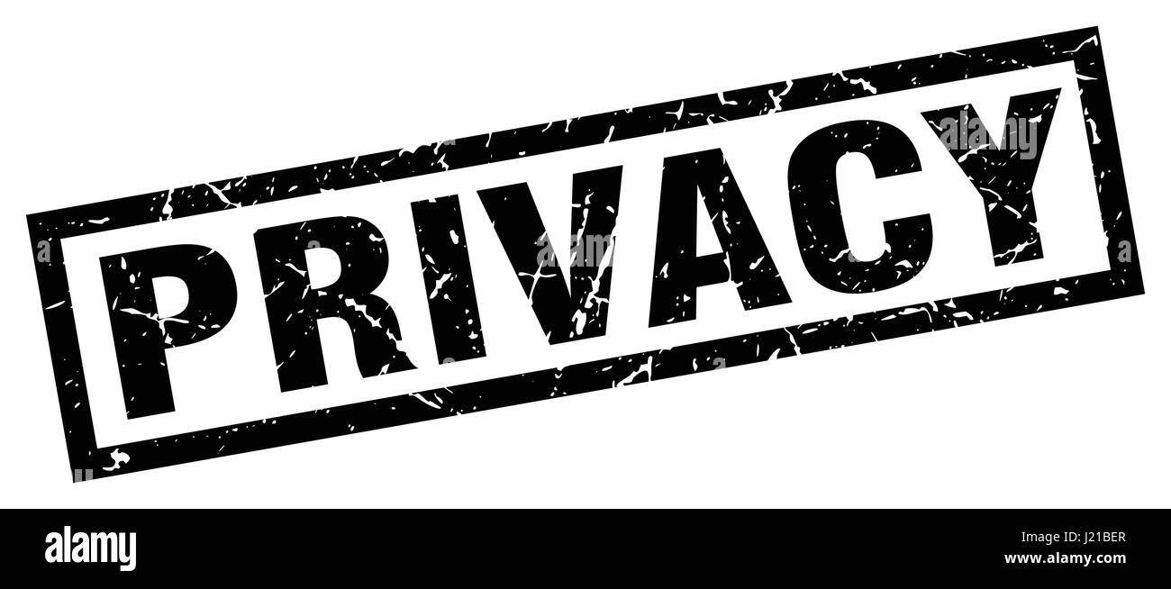 square grunge black privacy stamp Stock Vector Image & Art - Alamy