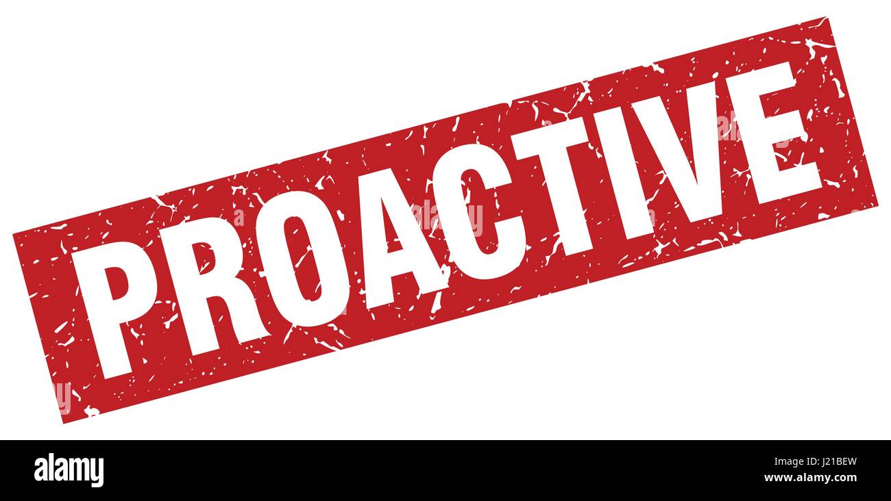 Proactive rubber stamp hi-res stock photography and images - Alamy