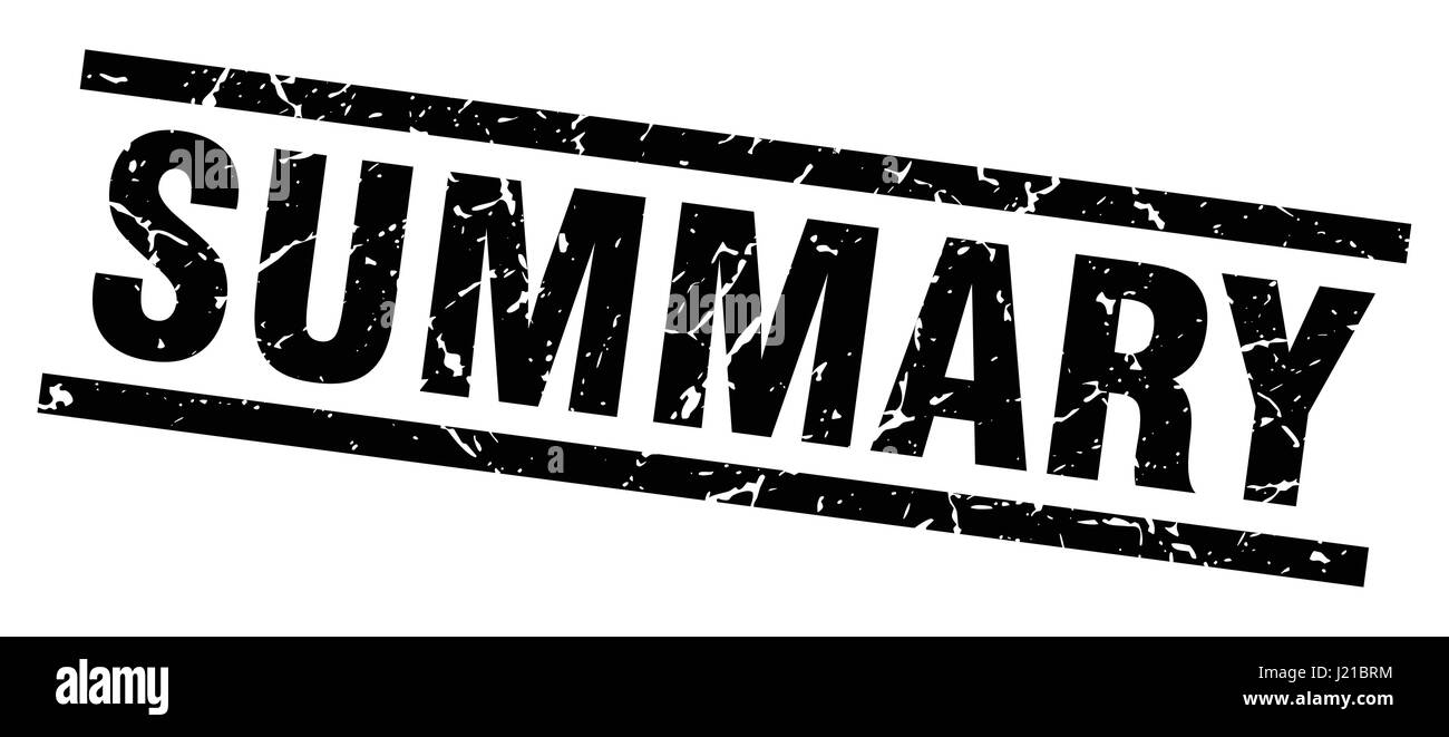 Summary stamp square grunge hi-res stock photography and images - Alamy