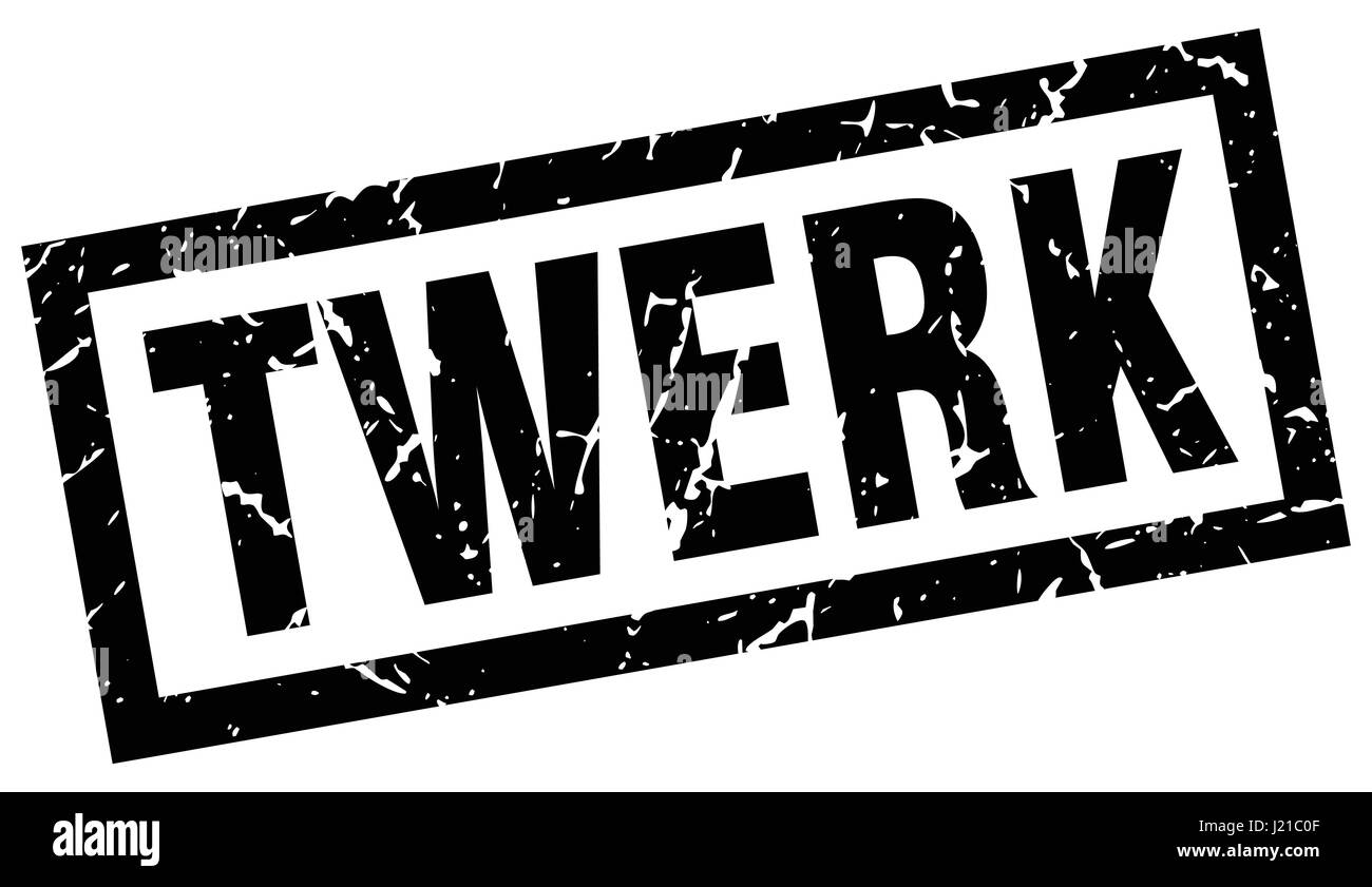 Square Grunge Black Twerk Stamp Stock Vector Image And Art Alamy