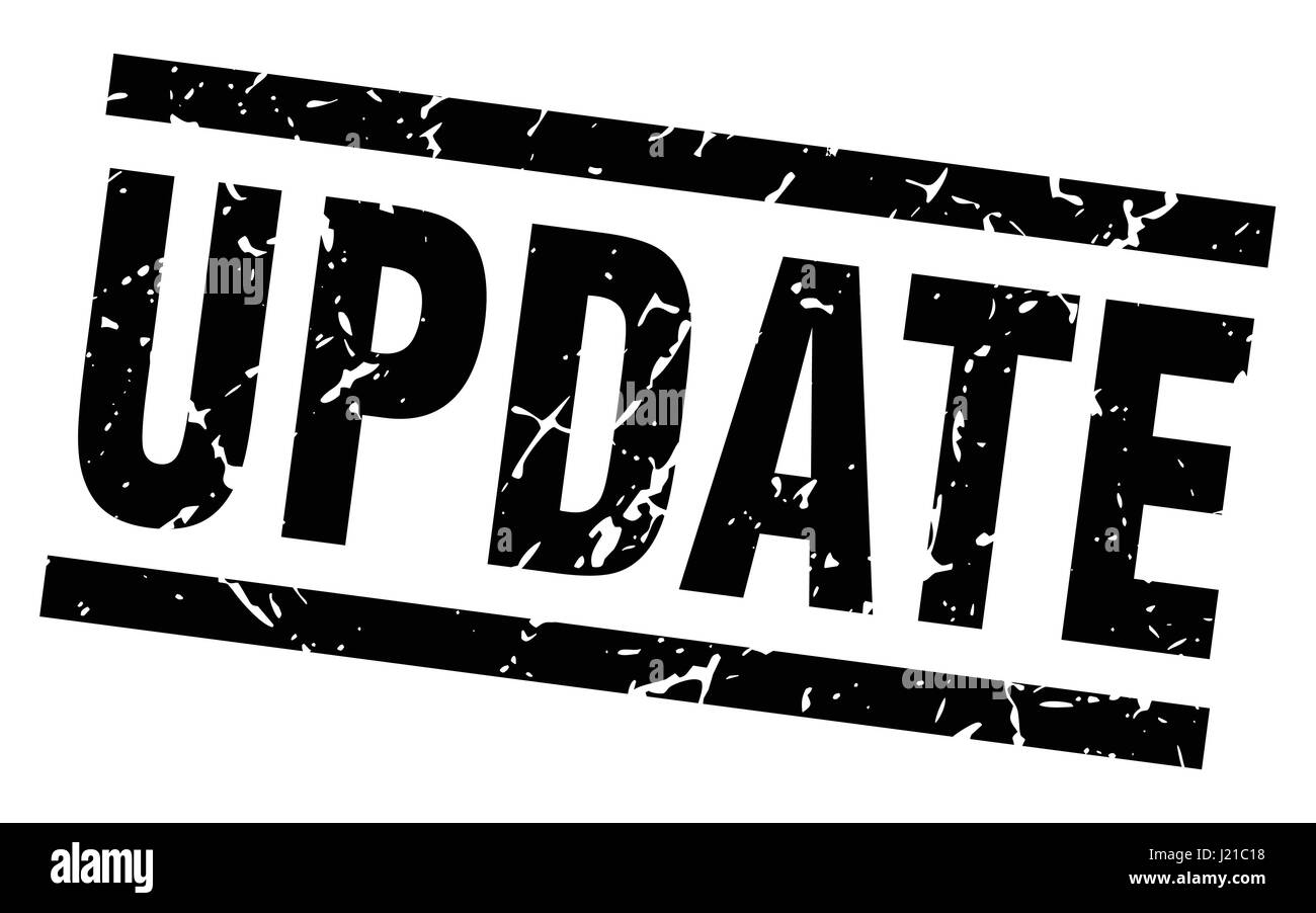 Update stamp Black and White Stock Photos & Images - Alamy