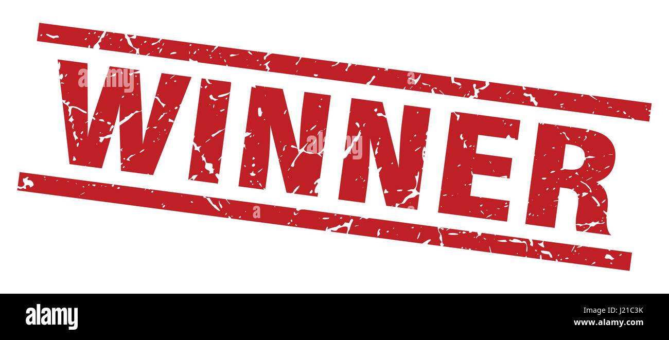 square grunge red winner stamp Stock Vector Image & Art - Alamy