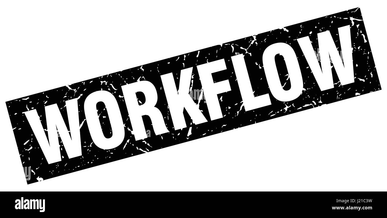 Workflow stamp Black and White Stock Photos & Images - Alamy