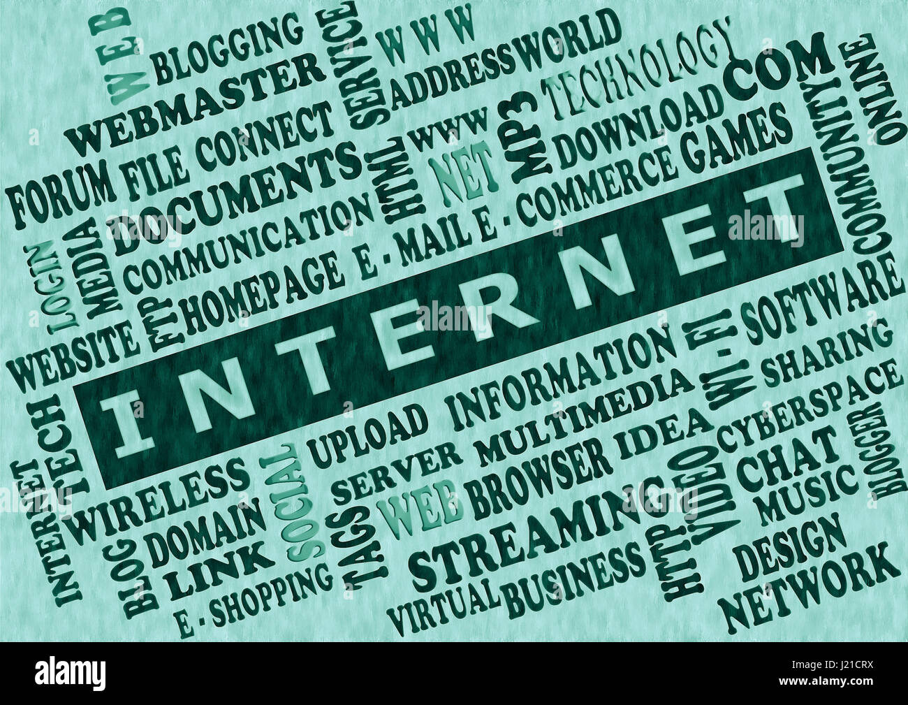 The blog word cloud as background Stock Photo - Alamy