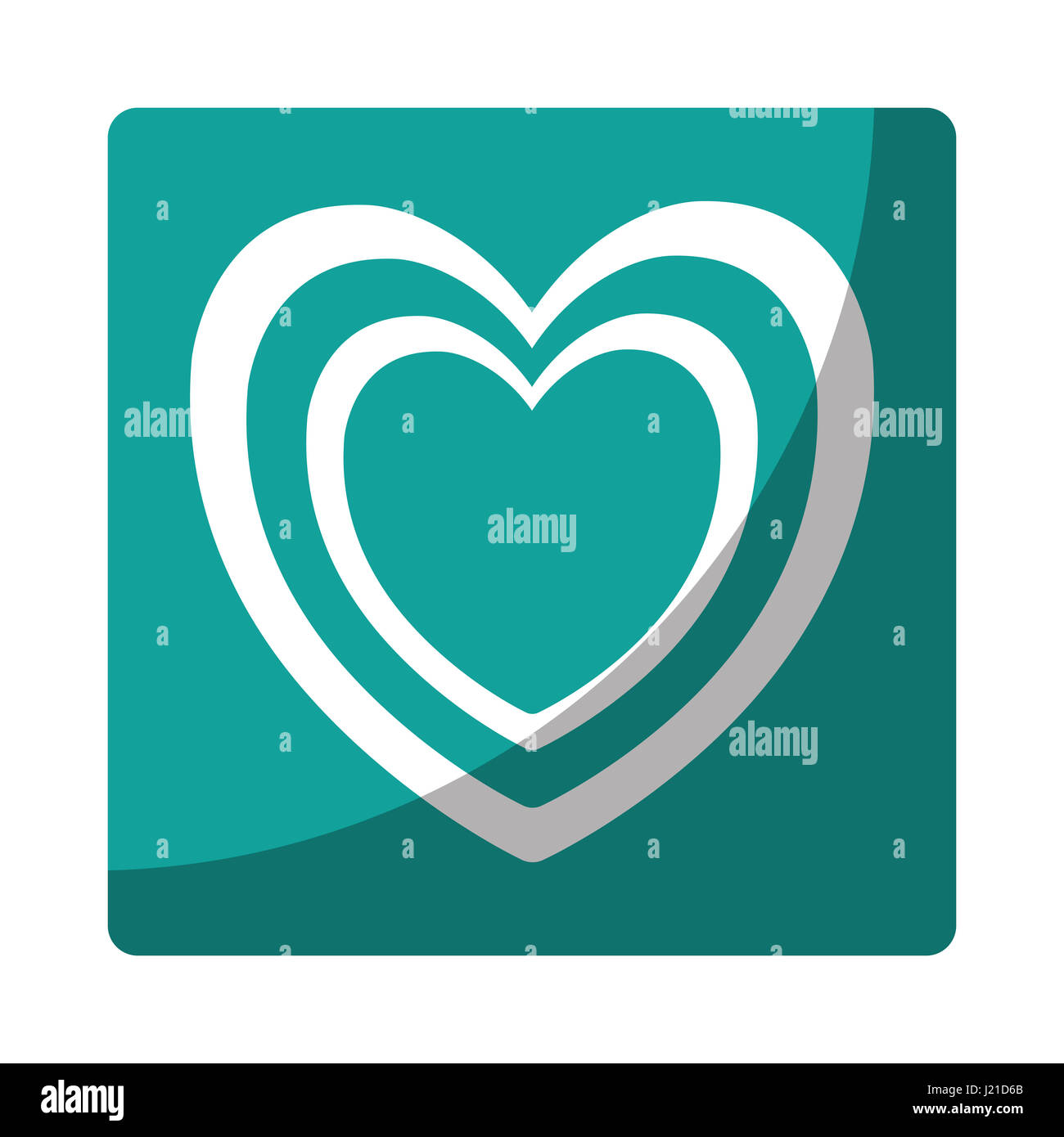 heart shape icon Stock Photo - Alamy