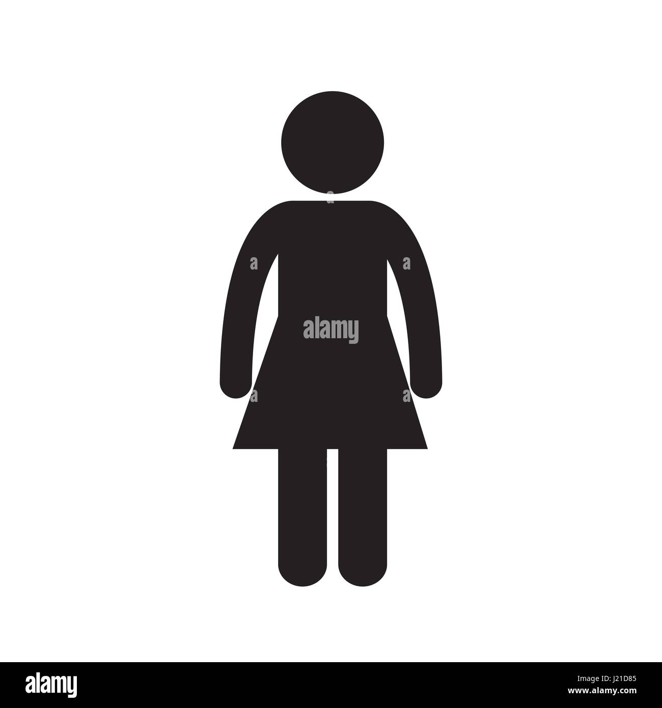 pictogram woman icon Stock Photo - Alamy