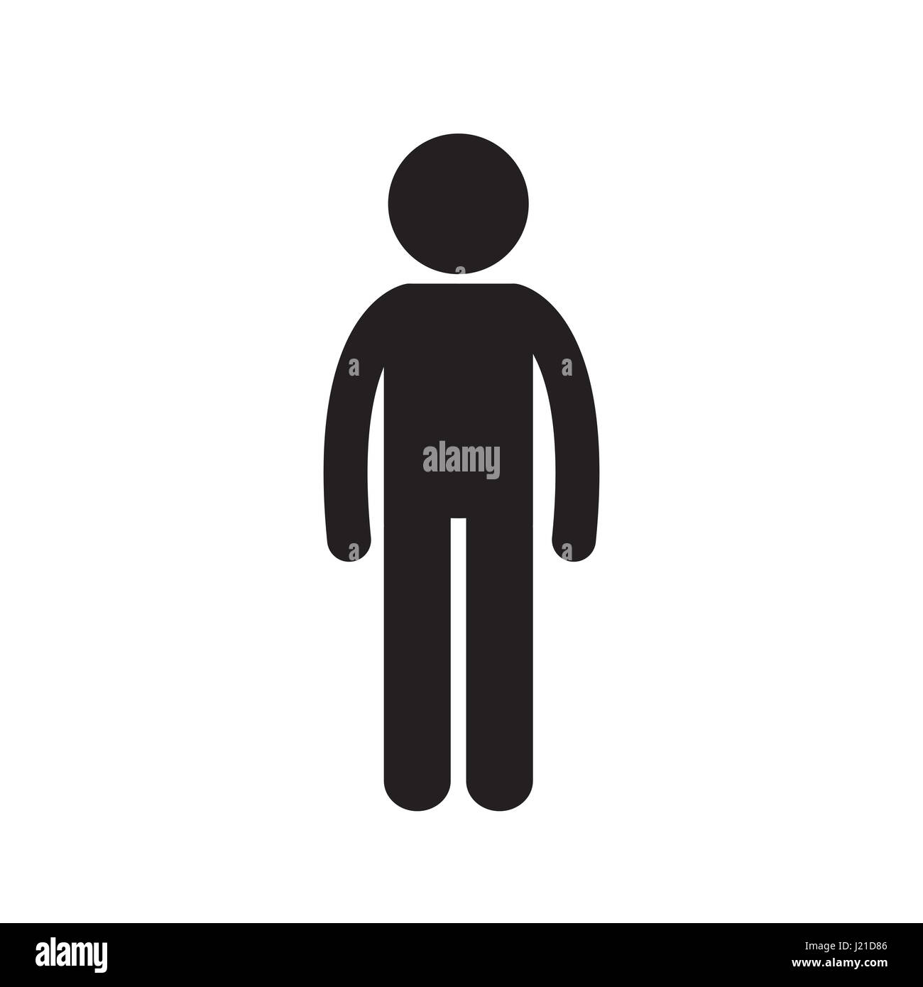 pictogram man icon Stock Photo - Alamy
