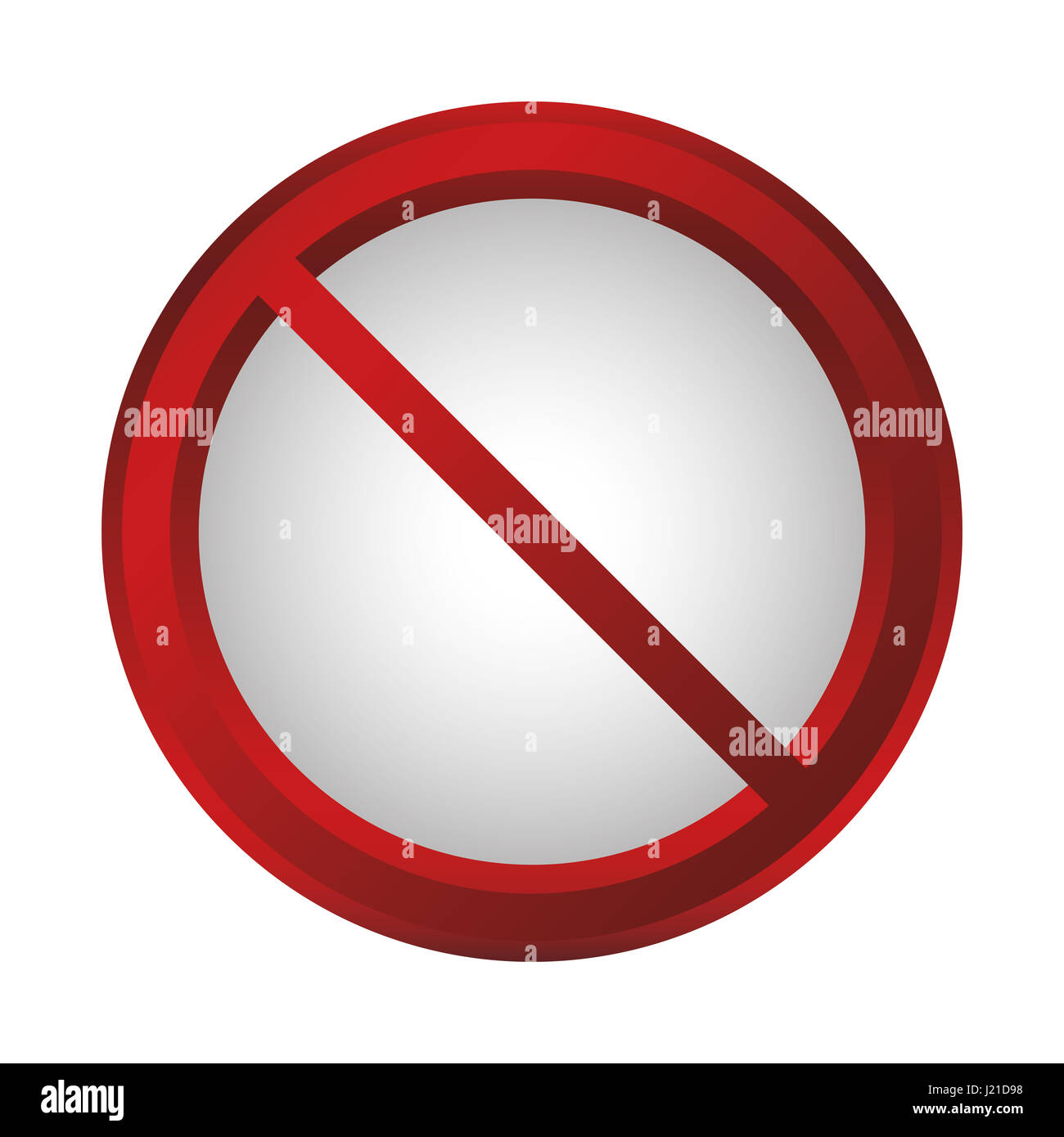forbidden sign icon Stock Photo - Alamy