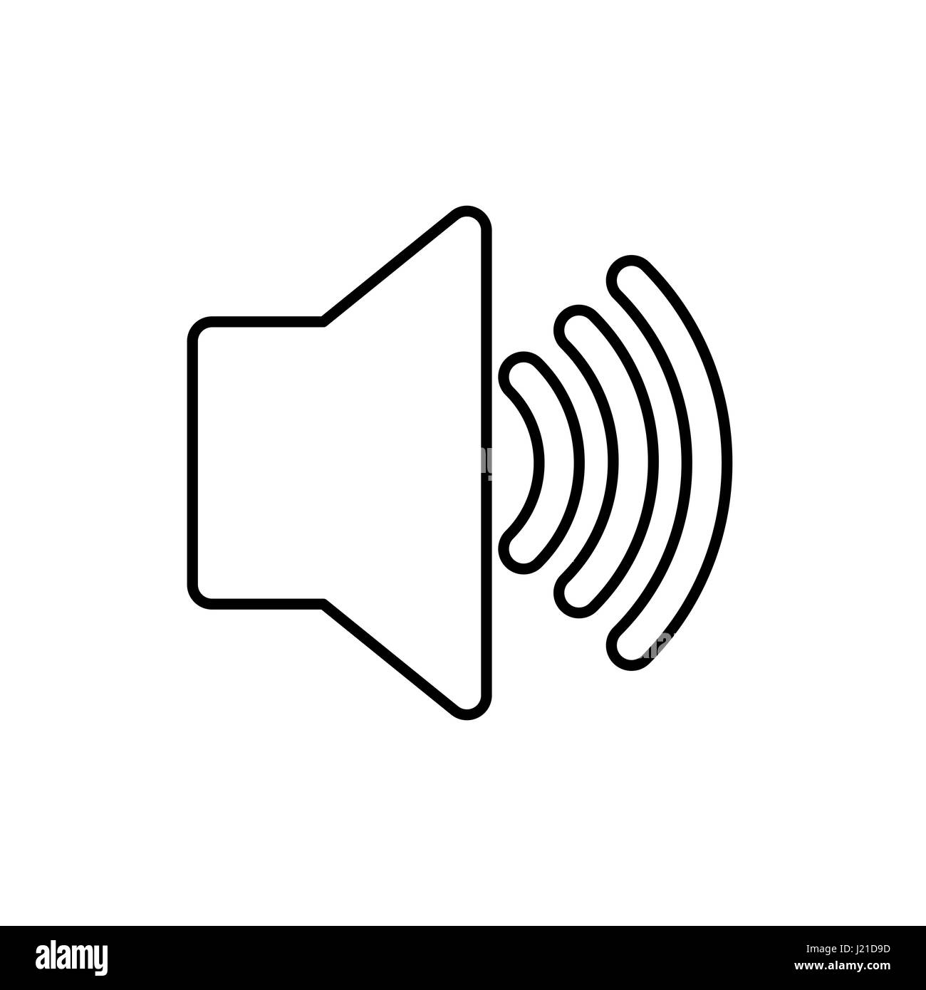 speaker icon image Stock Photo - Alamy