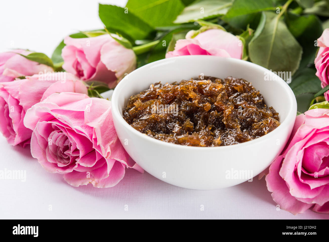 Gulkand, also known as Gulqand, is a sweet preserve of rose petals ...