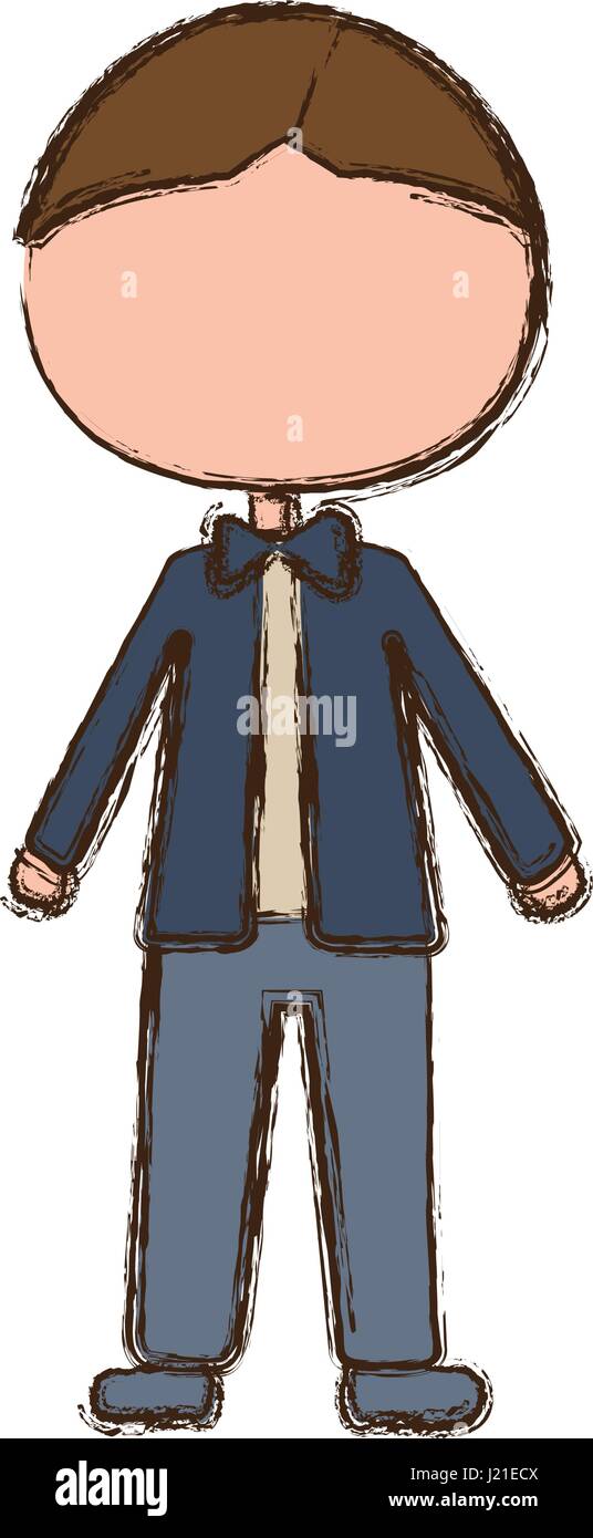 blurred colorful faceless cartoon man in wedding suit Stock Vector ...