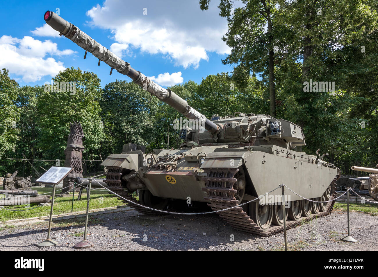 Centurion Mk 5, the best-known British main battle tank, one of the ...