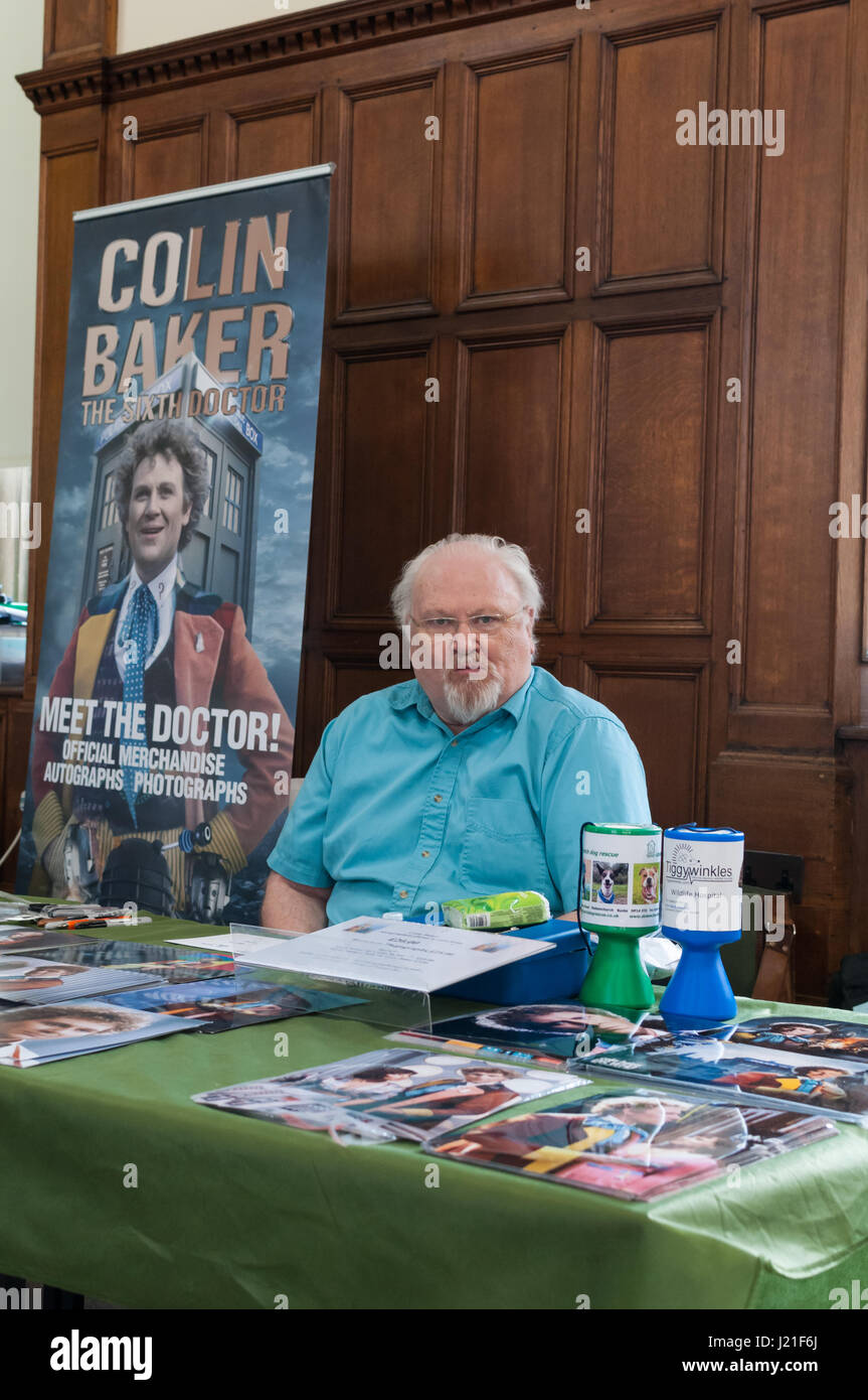 Colin Baker at the 2nd OxCon comic con in Oxford. Credit: Stanislav ...