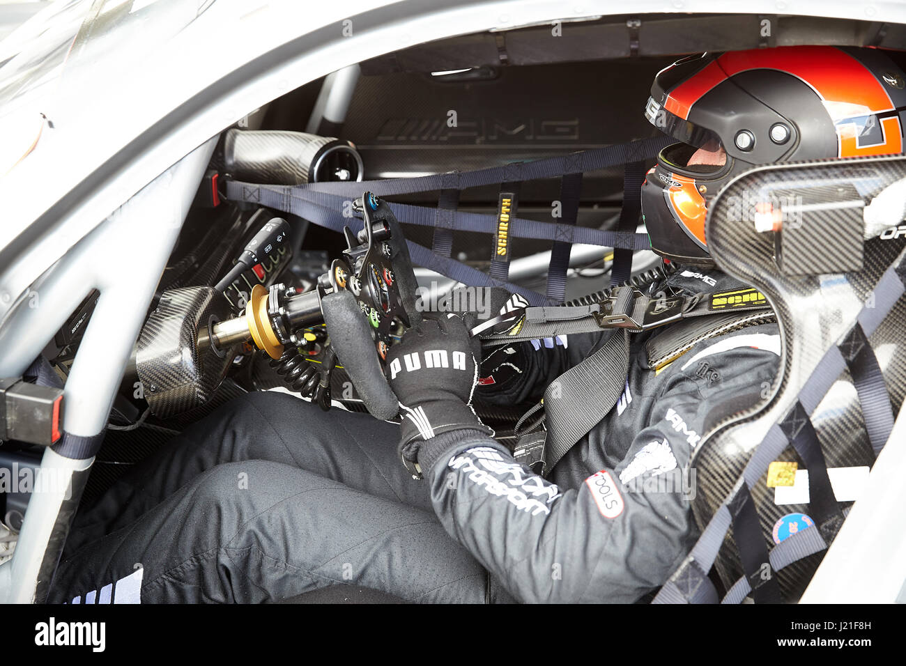 Cockpit mercedes amg gt3 hi-res stock photography and images - Alamy