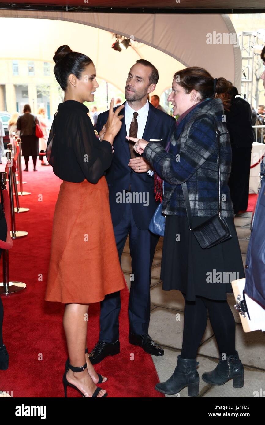New York, NY, USA. 21st Apr, 2017. Maria Dolores Dieguez, Joseph ...