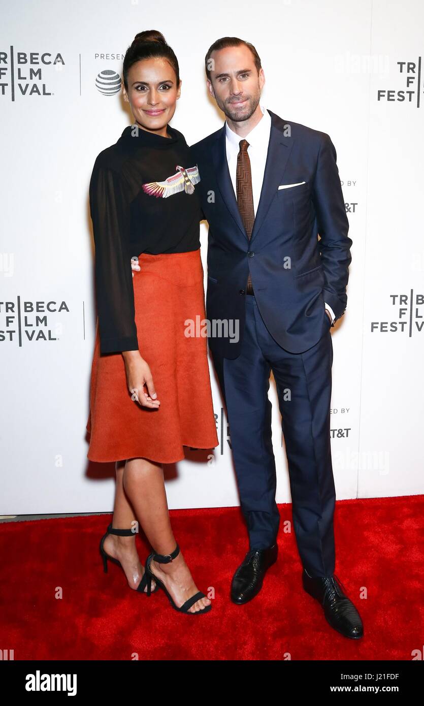 New York, NY, USA. 21st Apr, 2017. Maria Dolores Dieguez, Joseph ...