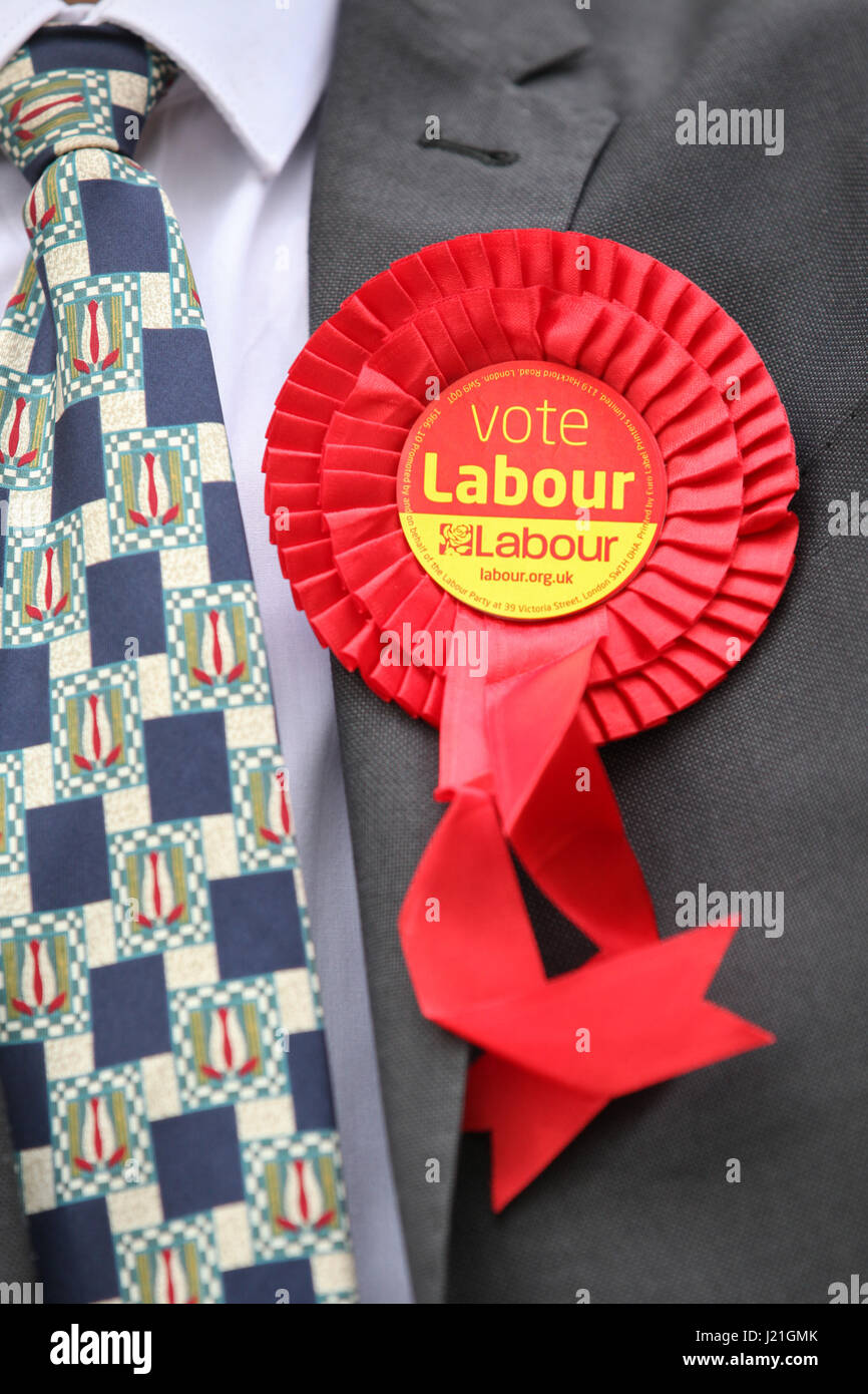 Labour party political rosette uk hi-res stock photography and images ...