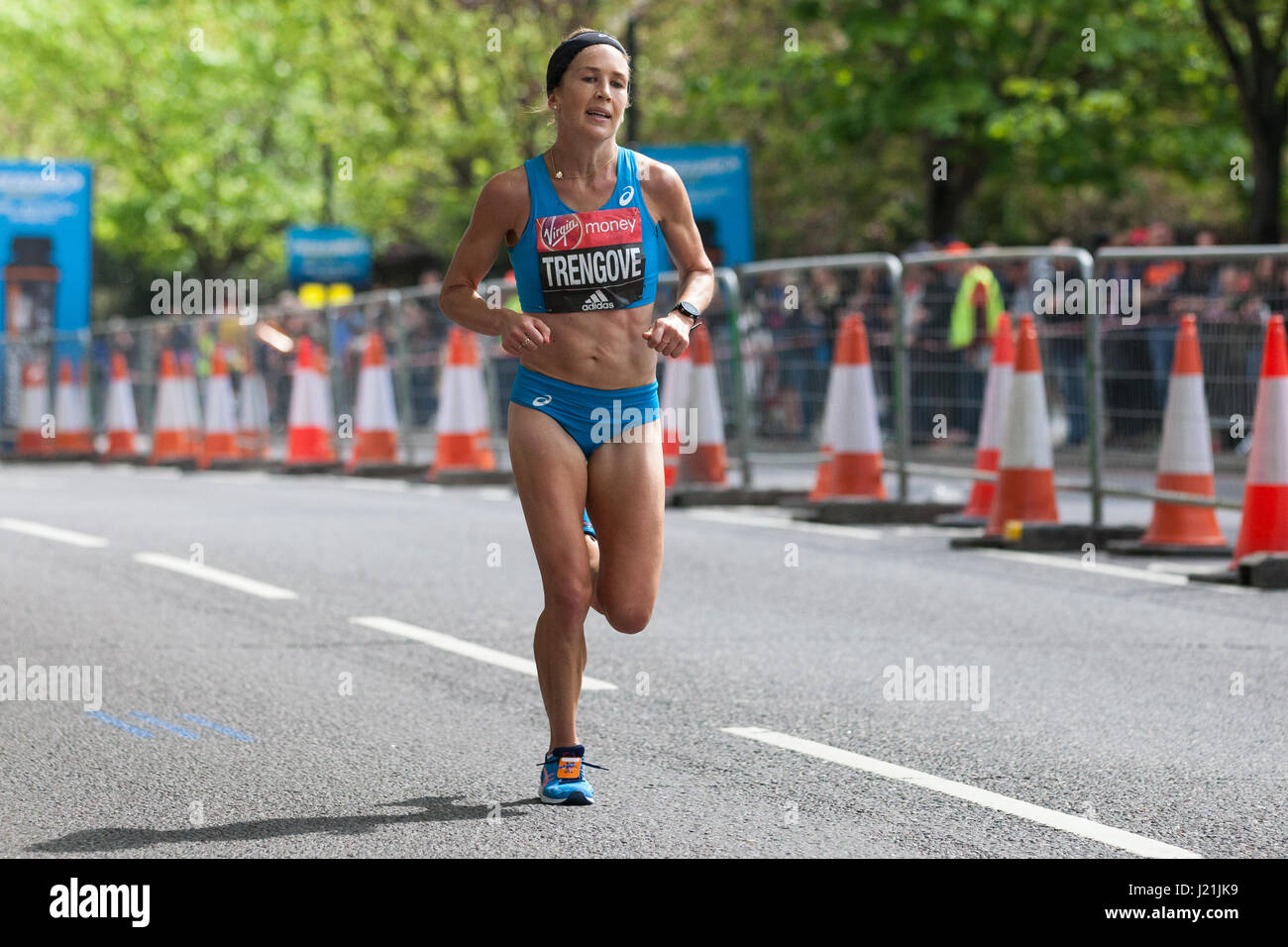 London, UK. 23rd April, 2017. Jessica Trengove of Australia, who ...