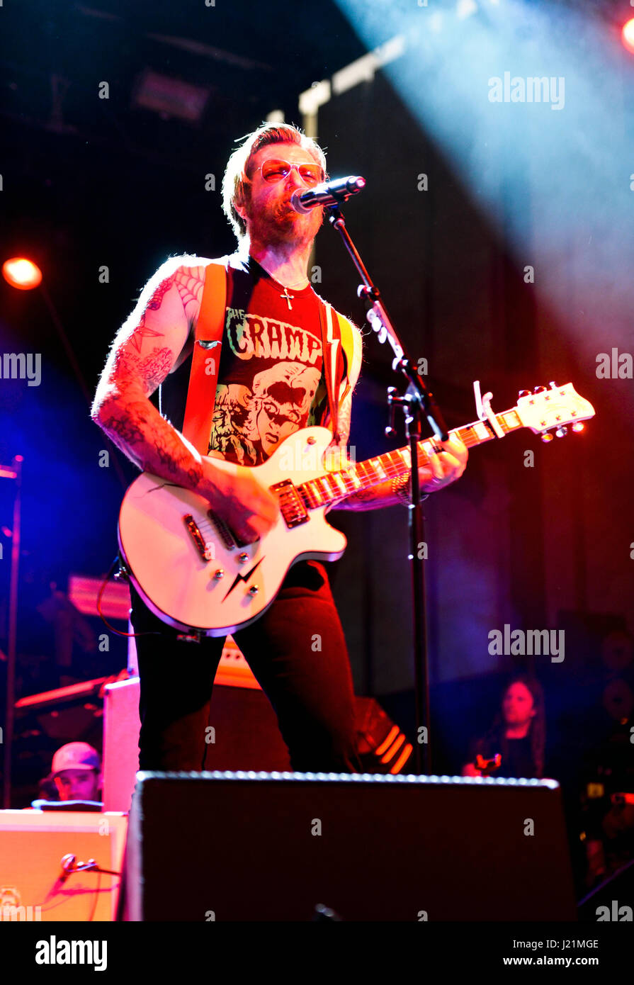 Las Vegas Nevada, April 22, 2017 - Jesse Hughes of Eagles of Death ...