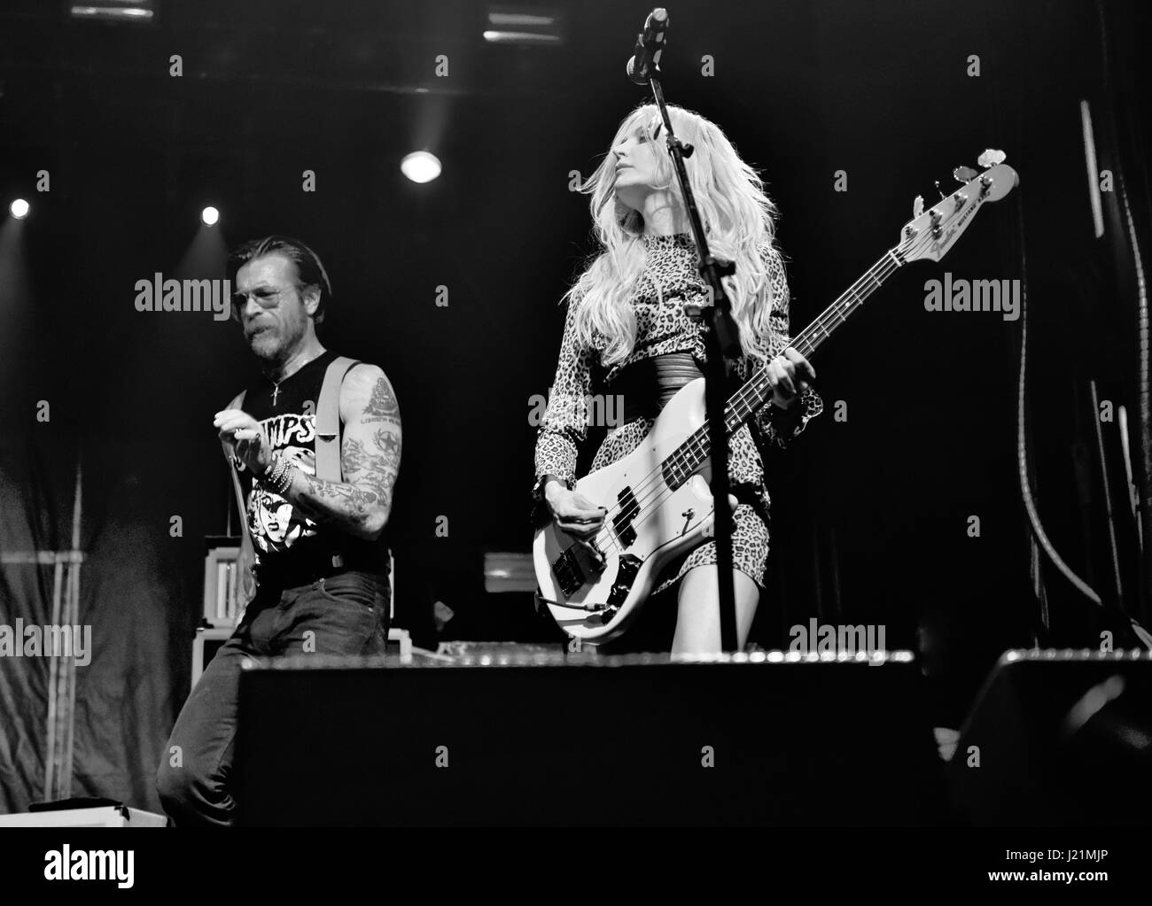 Eagles of death metal in concert hi-res stock photography and images ...