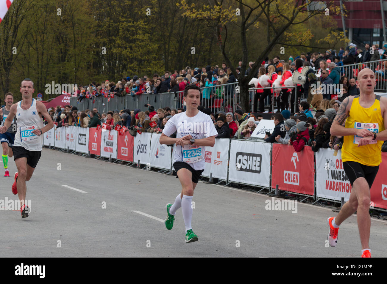 Warsaw, Poland. 23rd Apr, 2017. International contestants in Orlen ...