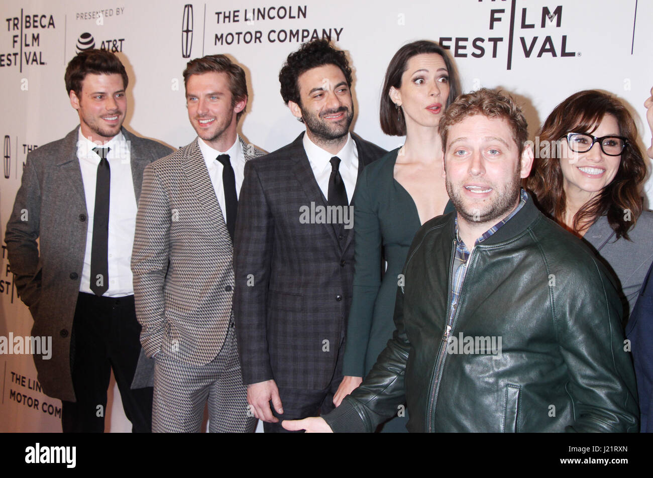 NEW YORK, NY April 22, 2017 Francois Amaud, Dan Stevens, Morgan Spector ...