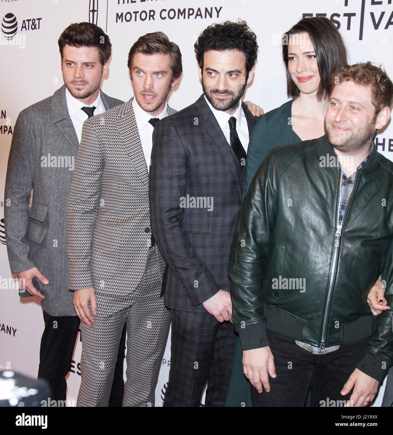 NEW YORK, NY April 22, 2017 Francois Amaud, Dan Stevens, Morgan Spector ...