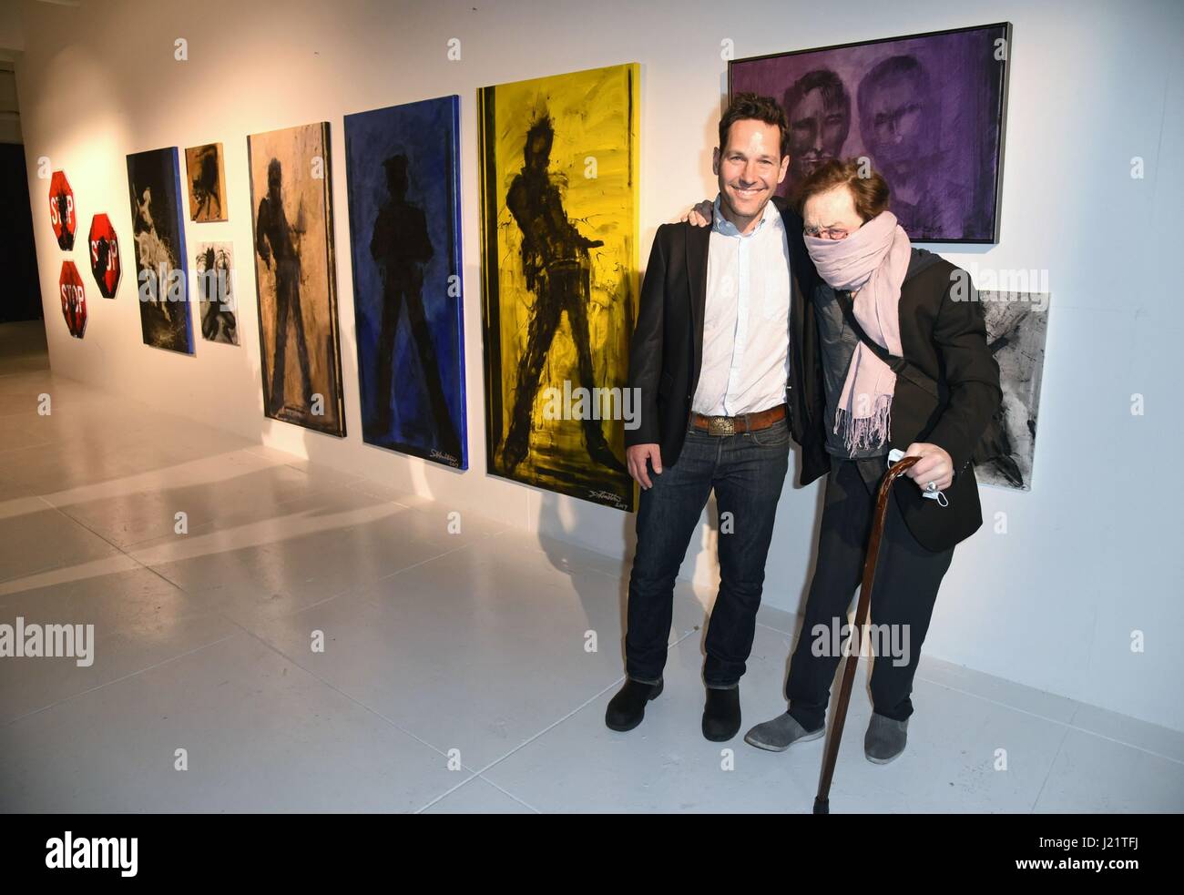 New York, NY, USA. 23rd Apr, 2017. Paul Rudd, Richard Hambleton in ...