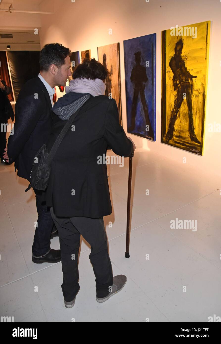 New York, NY, USA. 23rd Apr, 2017. Paul Rudd, Richard Hambleton in ...