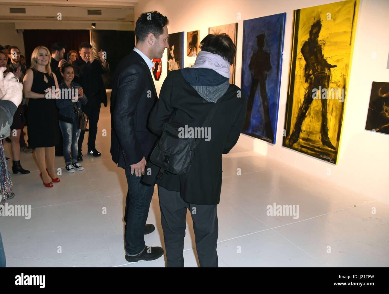 New York, NY, USA. 23rd Apr, 2017. Paul Rudd, Richard Hambleton in ...