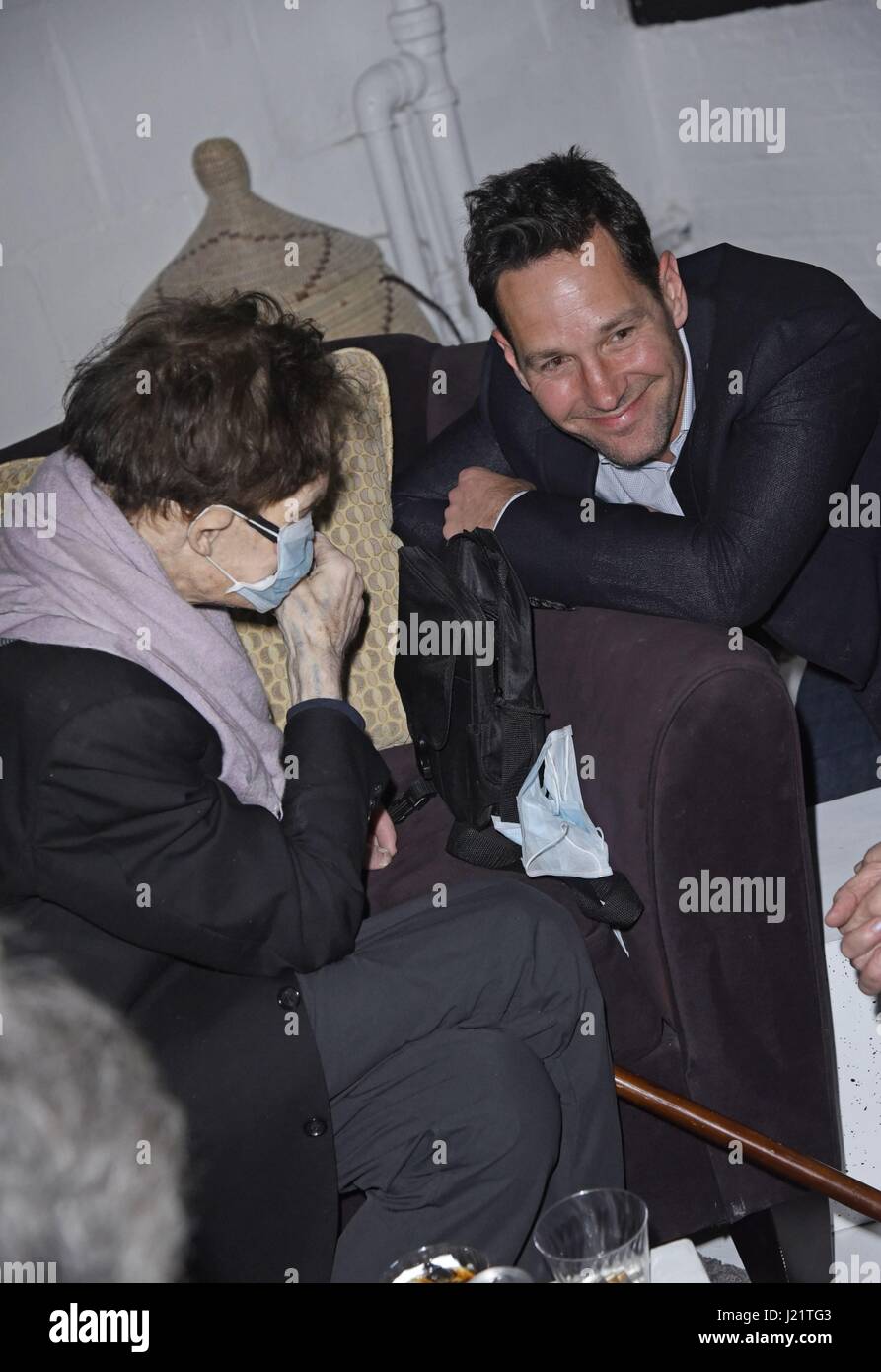 New York, NY, USA. 23rd Apr, 2017. Paul Rudd, Richard Hambleton in ...