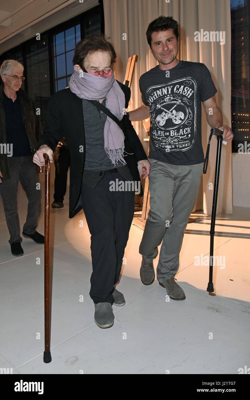 New York, NY, USA. 23rd Apr, 2017. Richard Hambleton in attendance for ...