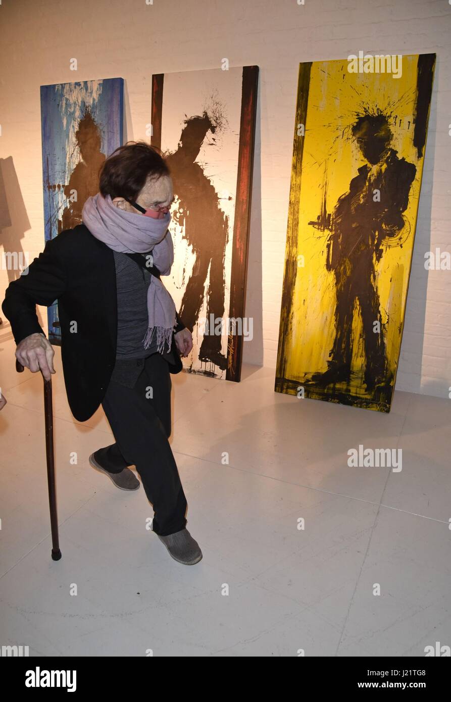 New York, NY, USA. 23rd Apr, 2017. Richard Hambleton in attendance for ...