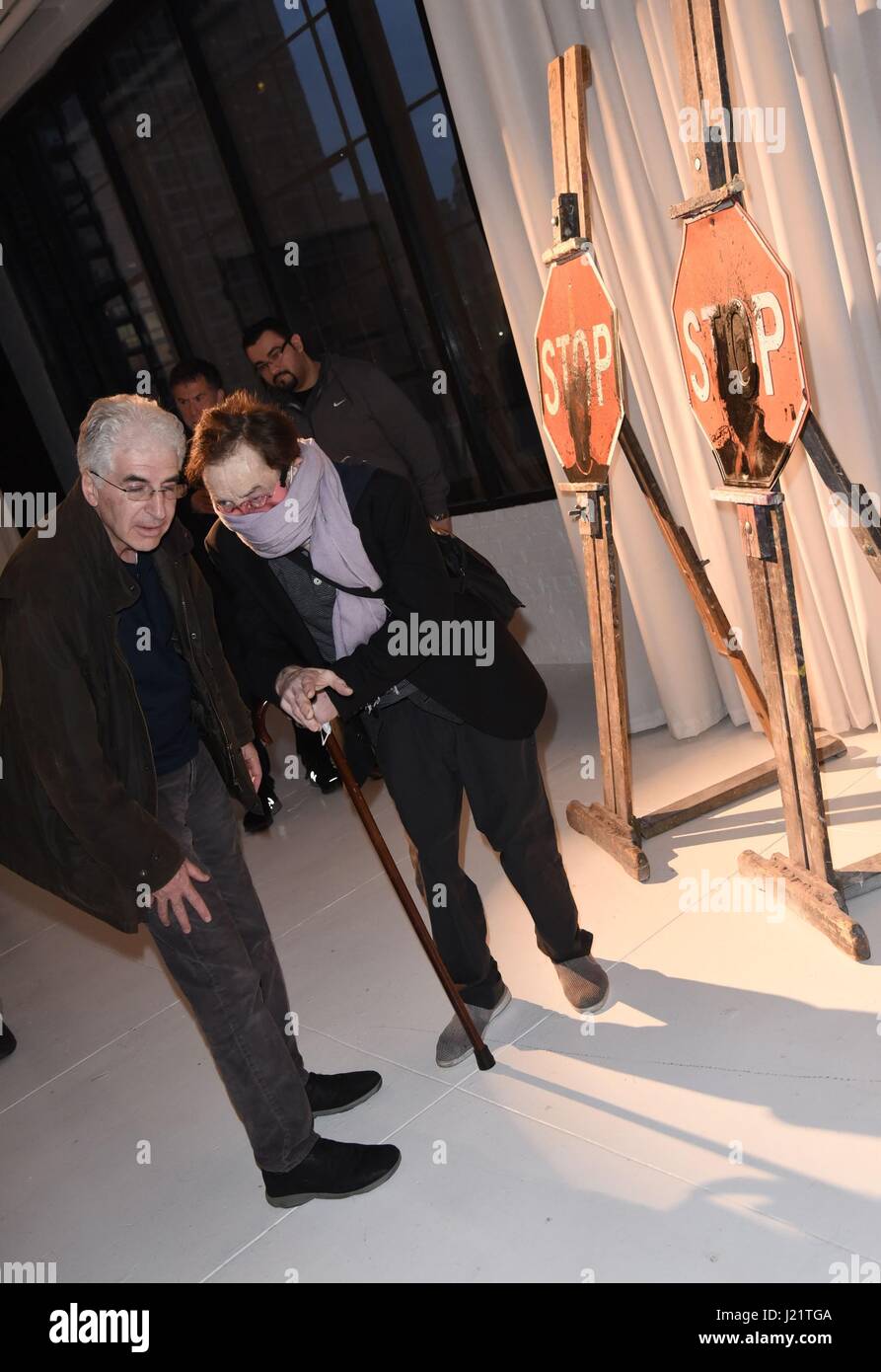 New York, NY, USA. 23rd Apr, 2017. Richard Hambleton in attendance for ...