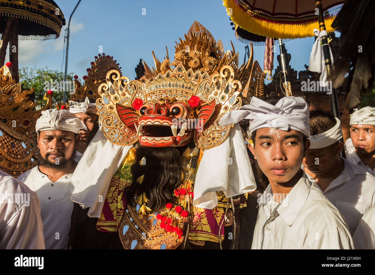 Kesiman, Denpasar, Bali, Indonesia. 23rd Apr, 2017. Barong the ...