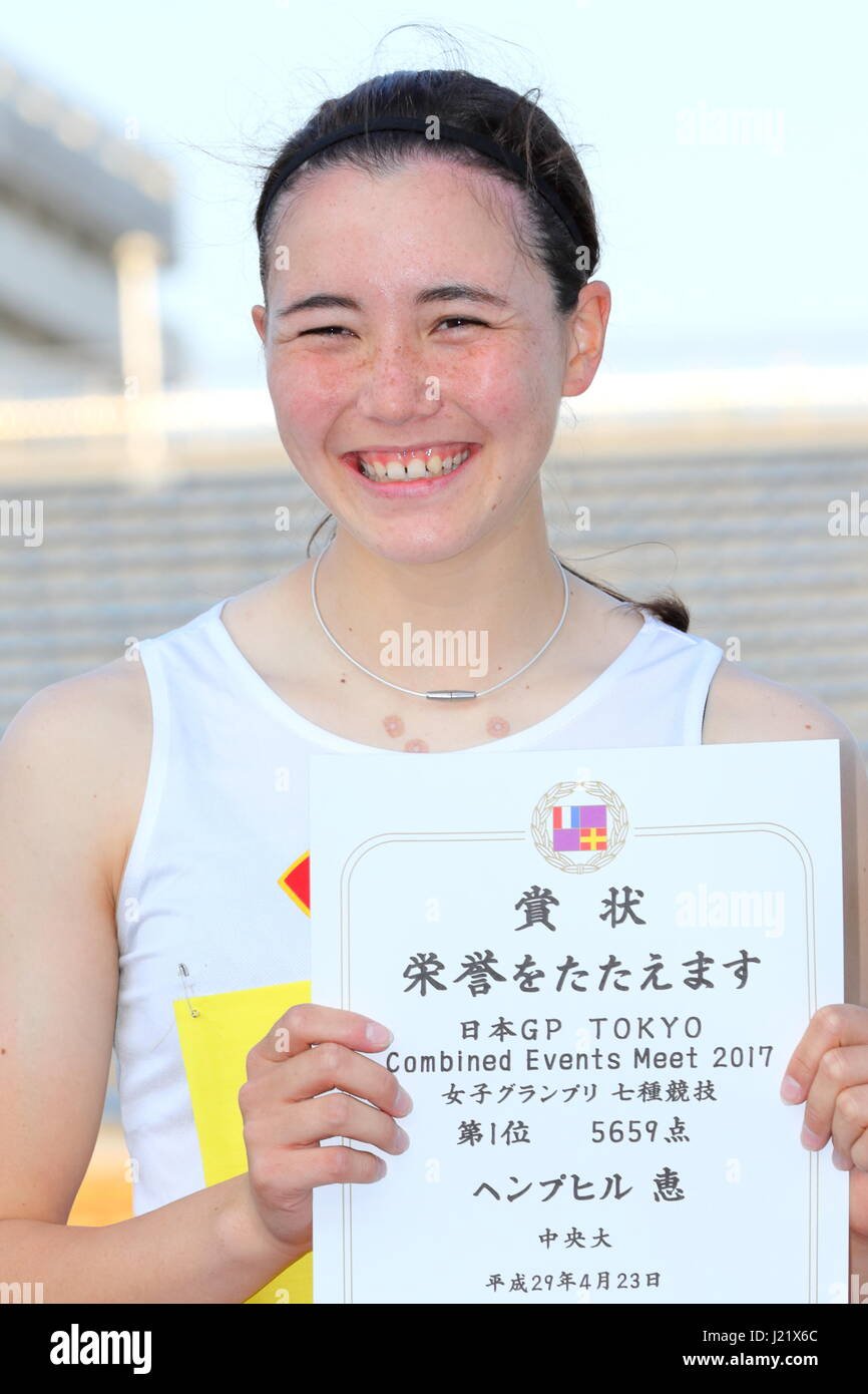 Tokyo, Japan. 23rd Apr, 2017. Megu Hemphill Athletics : TOKYO Combined ...